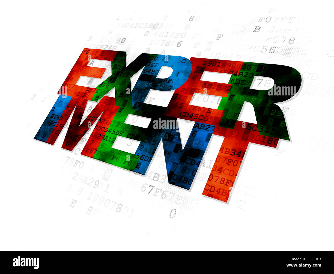 Science concept: Experiment on Digital background Stock Photo - Alamy