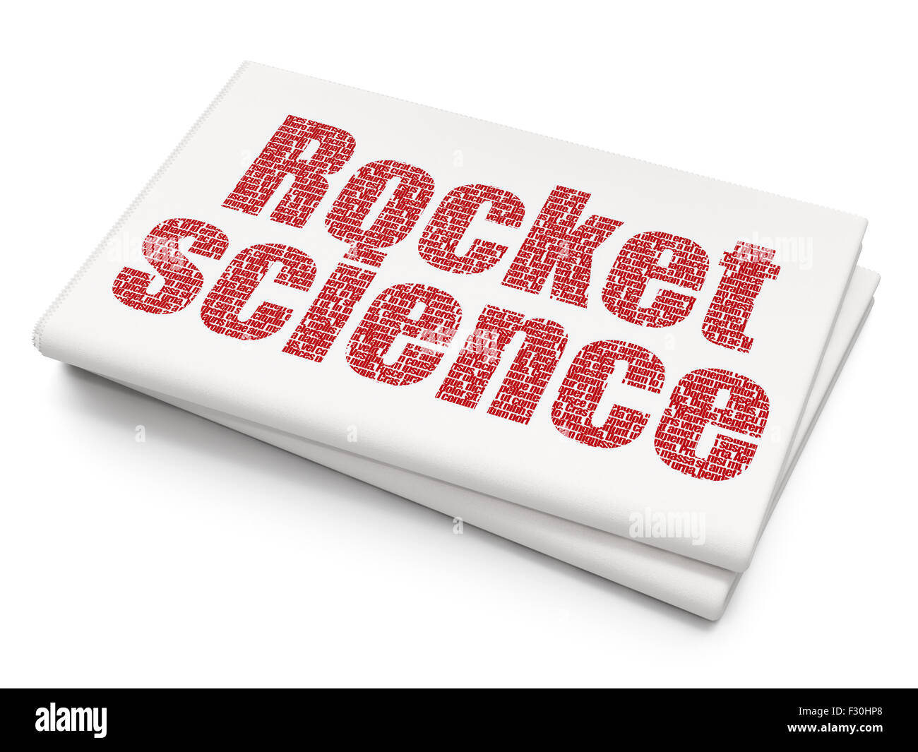 Science concept: Rocket Science on Blank Newspaper background Stock ...