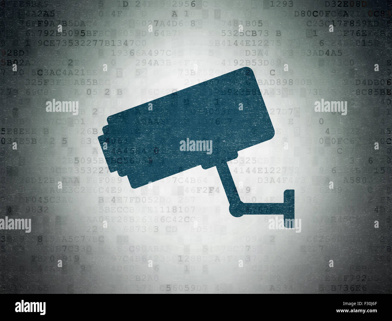 Safety concept: Cctv Camera on Digital Paper background Stock Photo - Alamy