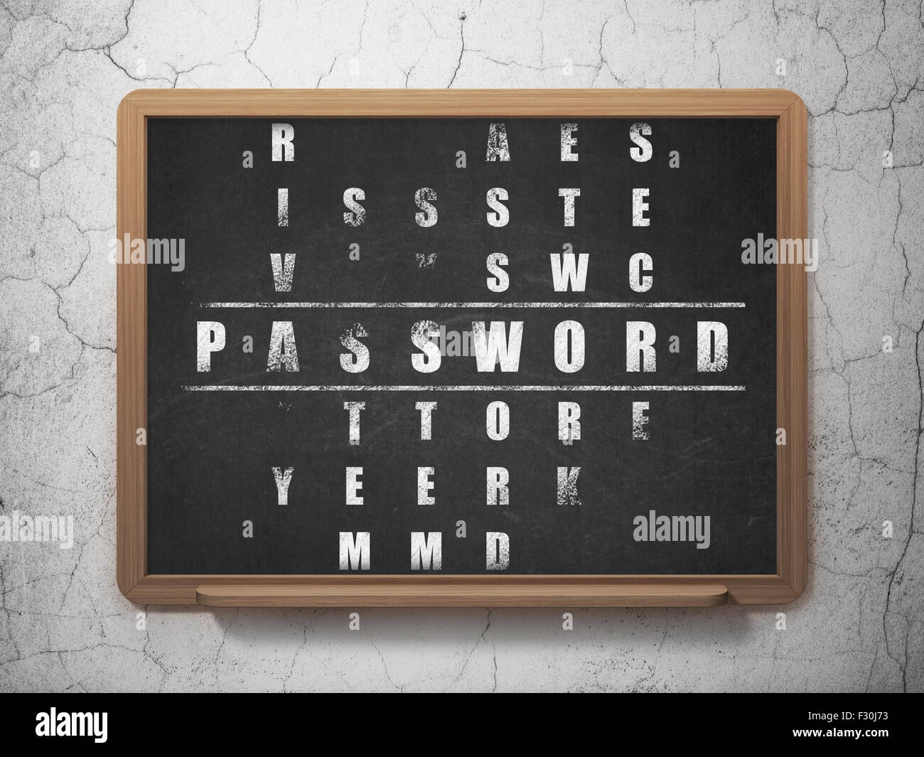 Protection concept: Password in Crossword Puzzle Stock Photo - Alamy