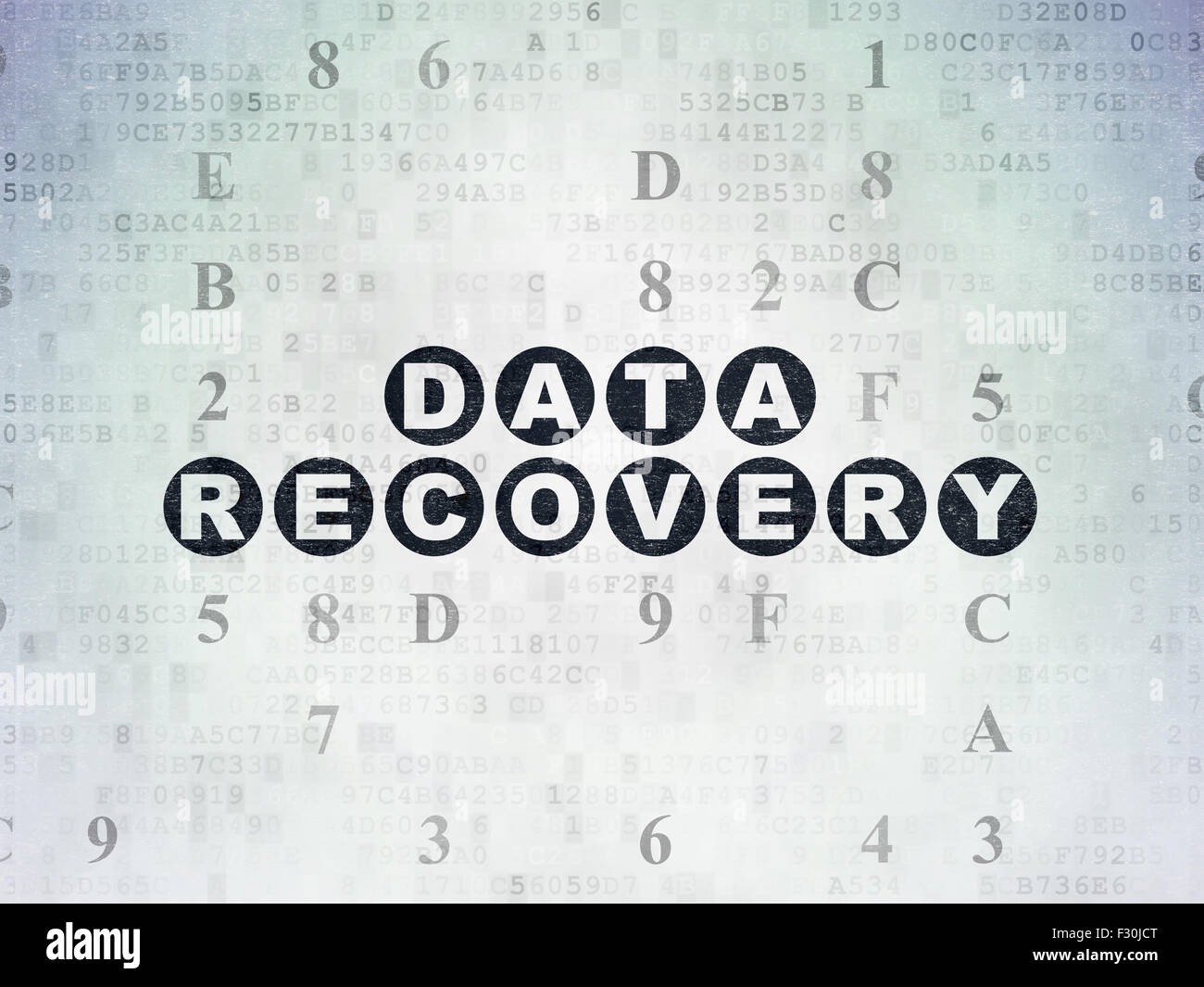 Data concept: Data Recovery on Digital Paper background Stock Photo - Alamy