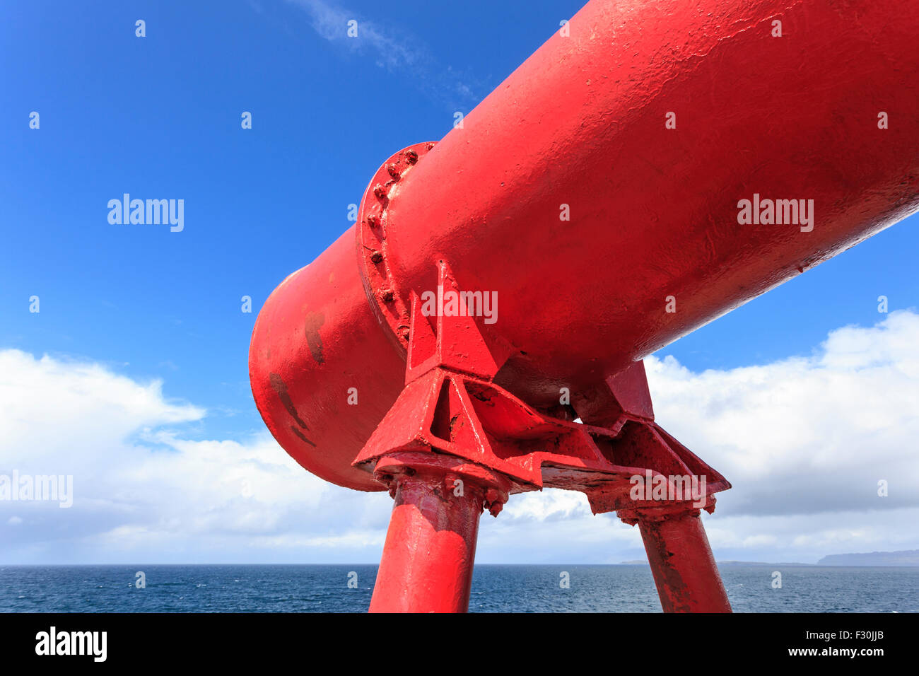 Foghorn at Ardnamurchan Lighthouse Stock Photo - Alamy