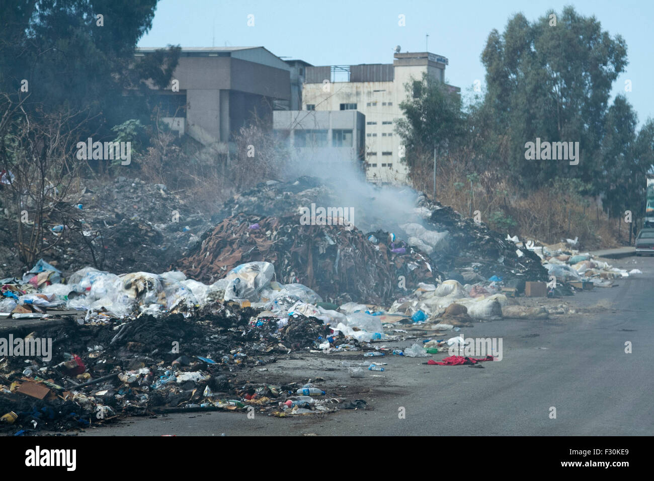 Beirut Lebanon; 27th September 2015. Despite the Lebanese government ...