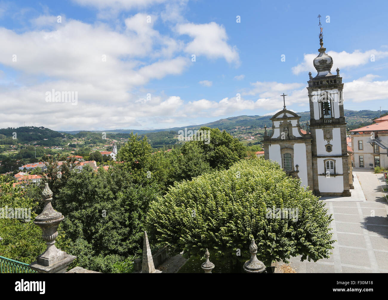 Church of the Holy Spirit (18th Century baroque) in Paredes de Coura in ...