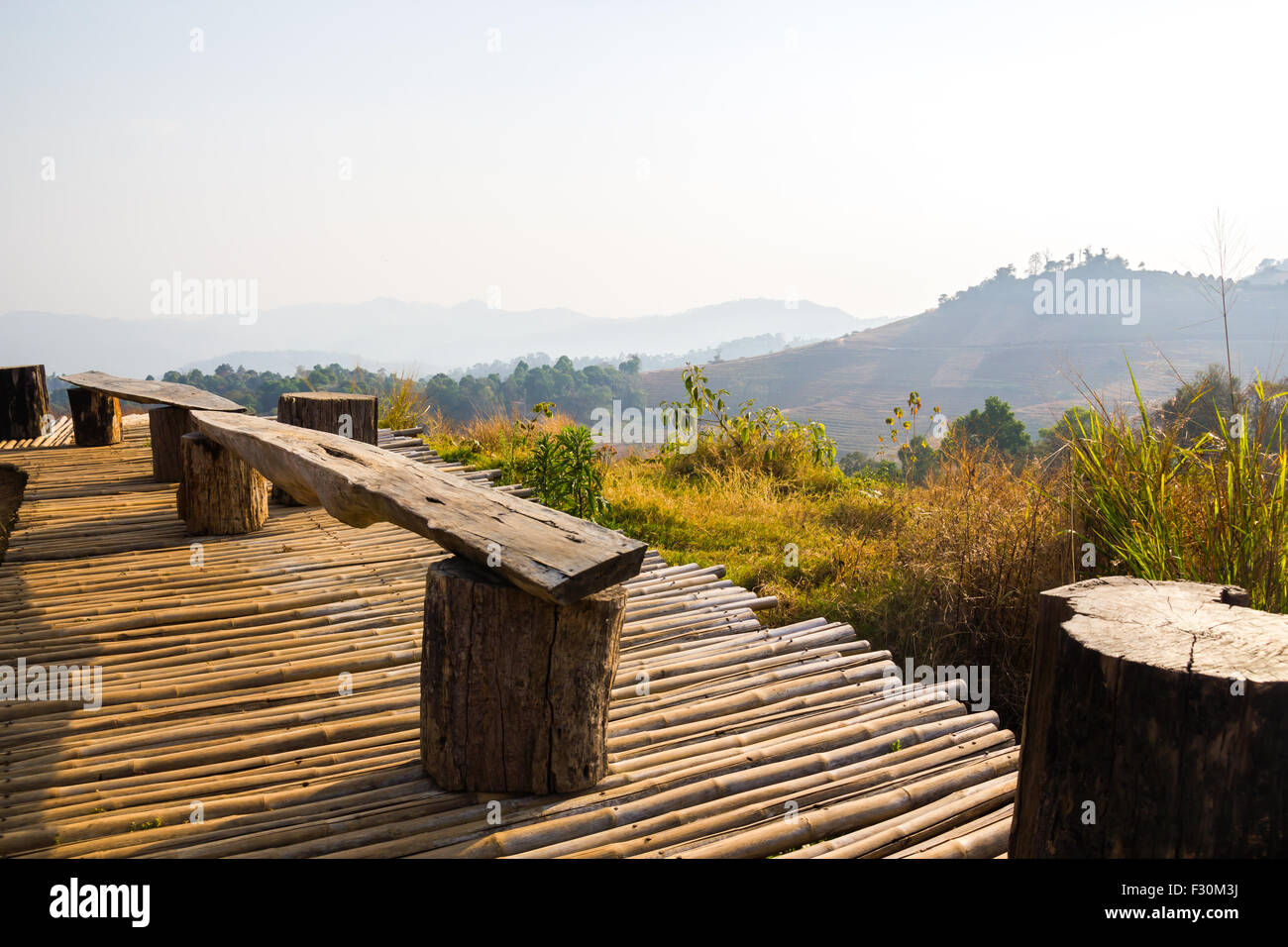 Viewpoint at monjam resort, Chiang Mai, Thailand Stock Photo - Alamy