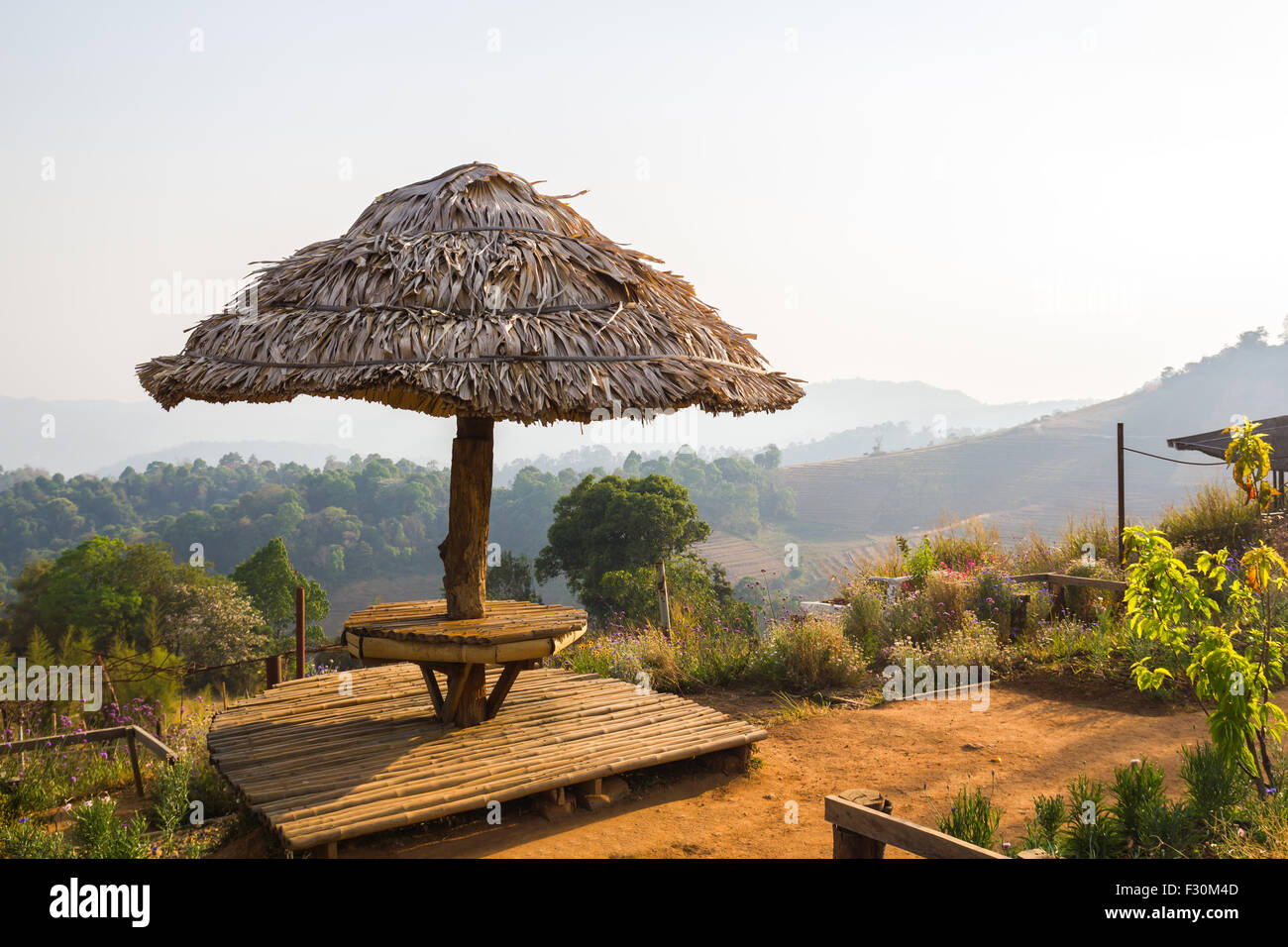 Viewpoint at monjam resort, Chiang Mai, Thailand Stock Photo - Alamy