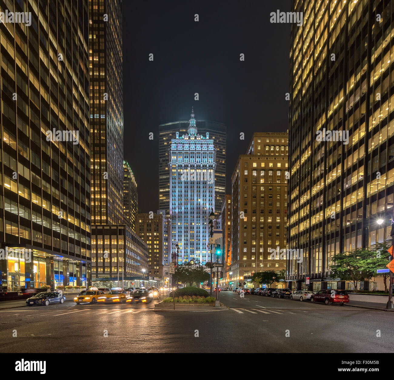 Park Avenue New York Stock Photo - Alamy