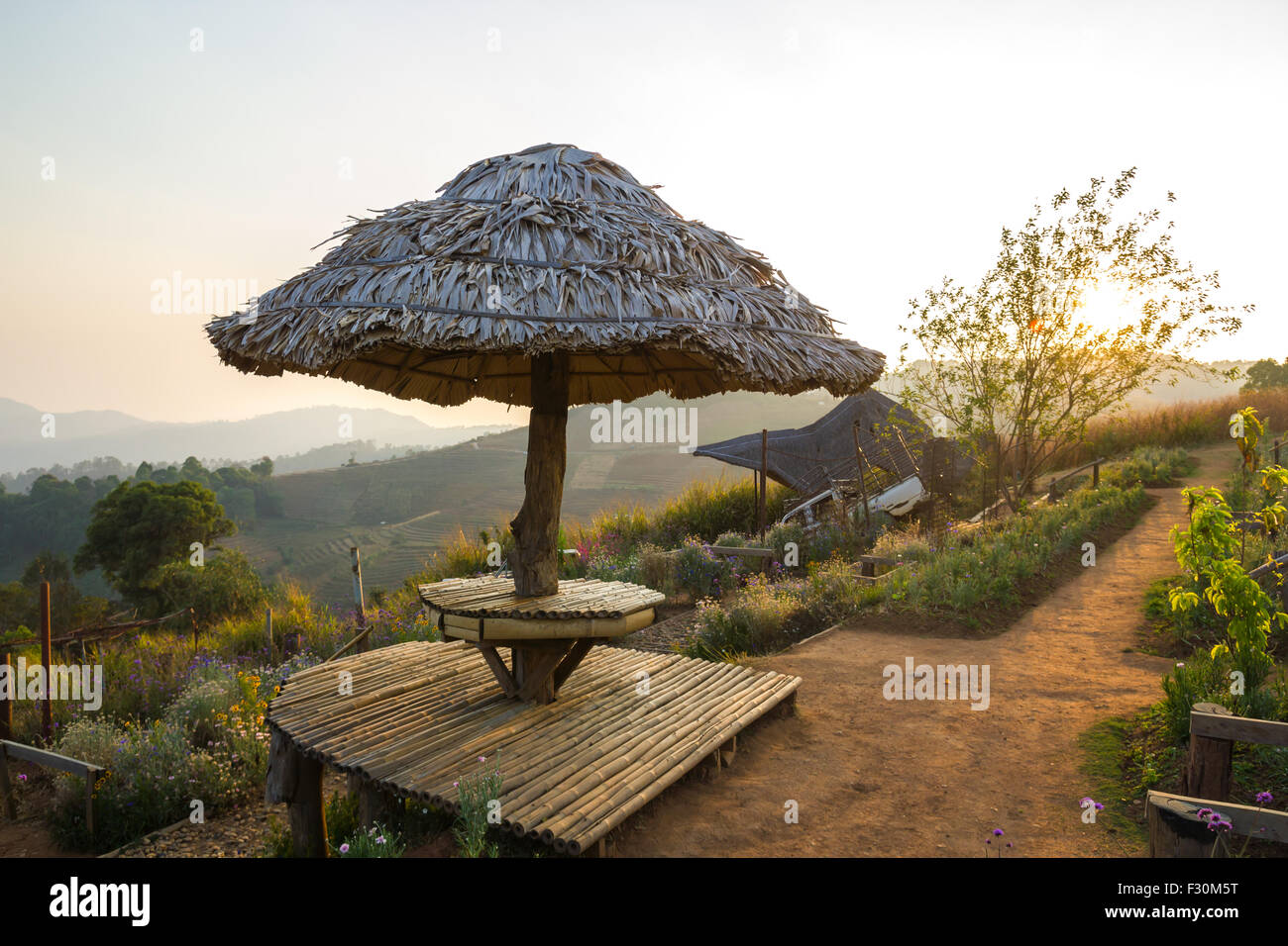 Viewpoint at monjam resort, Chiang Mai, Thailand Stock Photo - Alamy