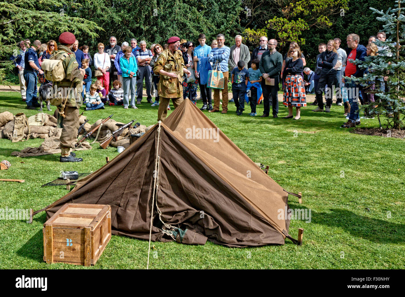 A Red Devil style uniformed Paul Bavill of 'Foreign Field' (center ...