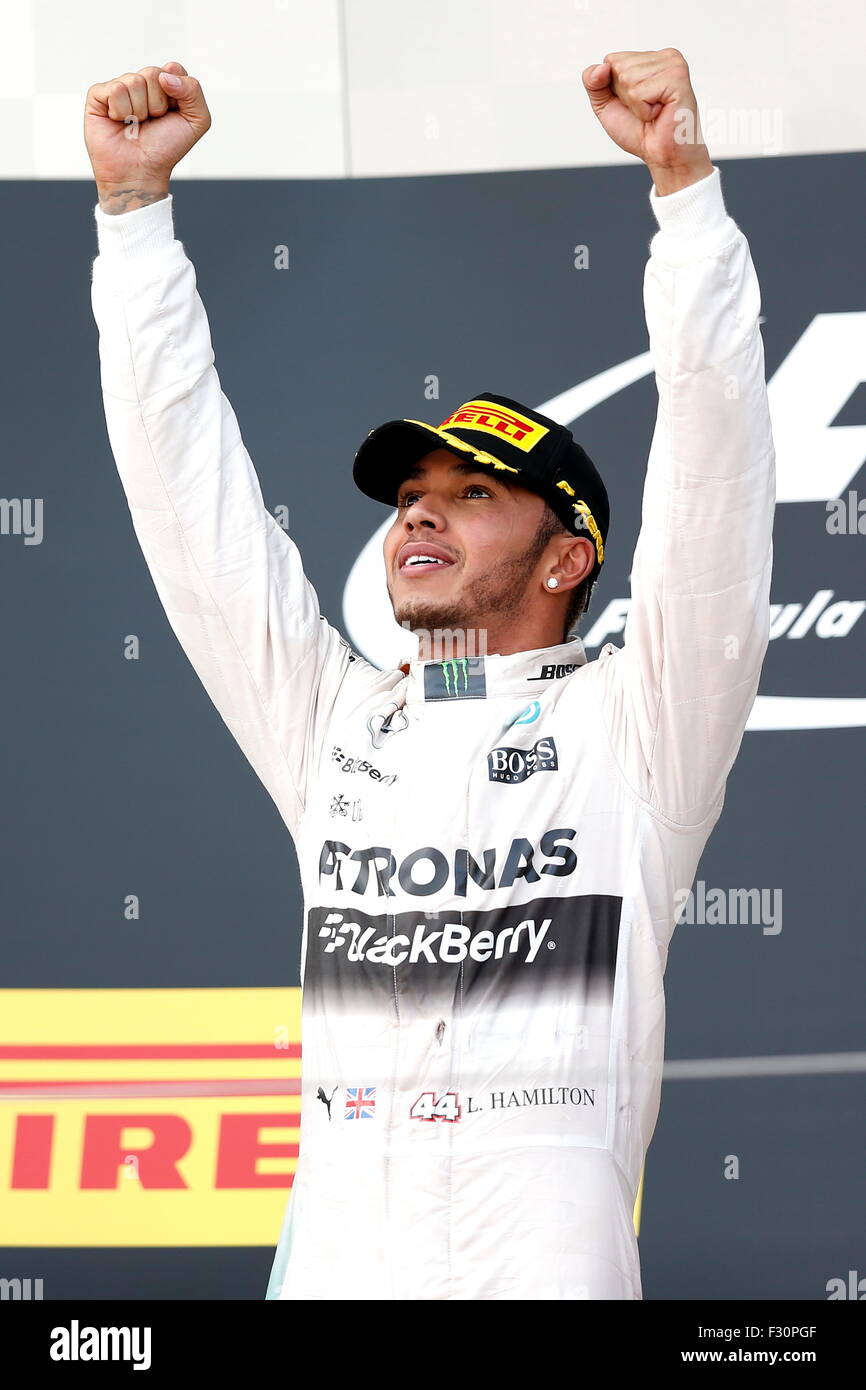 Lewis hamilton 2015 japan hi-res stock photography and images - Alamy