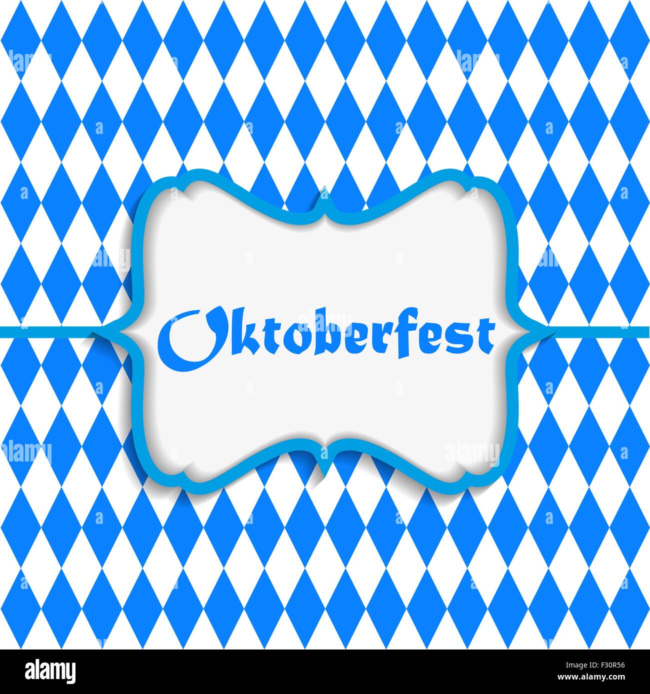 Oktoberfest Blue Background Vector Illustration Stock Vector Image & Art - Alamy
