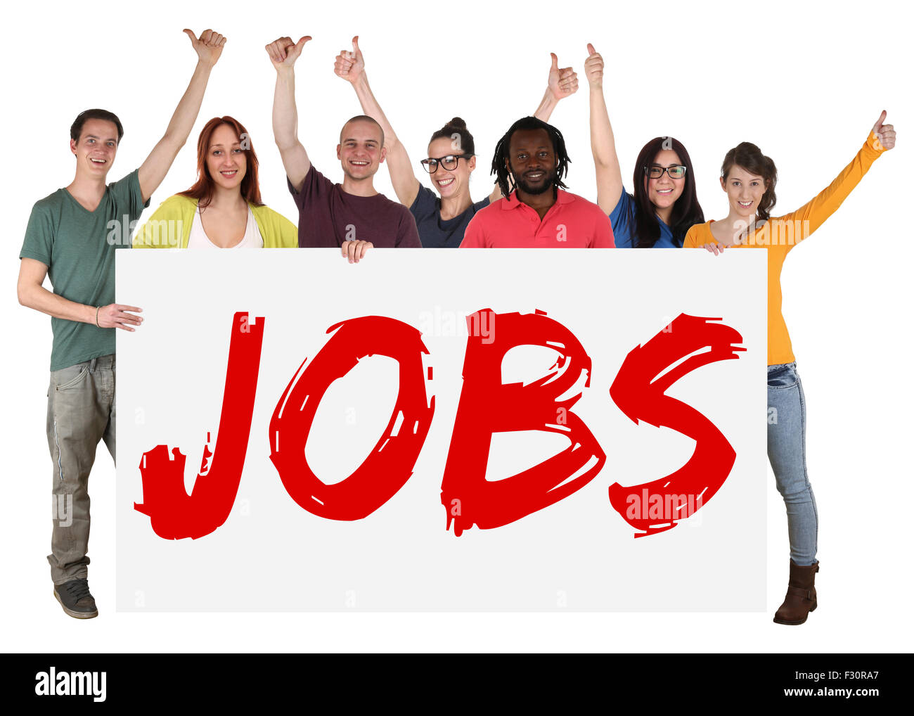 Happy People With Jobs