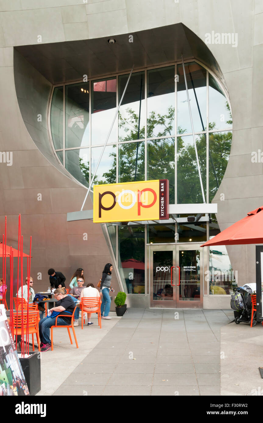 Pop Kitchen + Bar at EMP in the Seattle Center Stock Photo - Alamy
