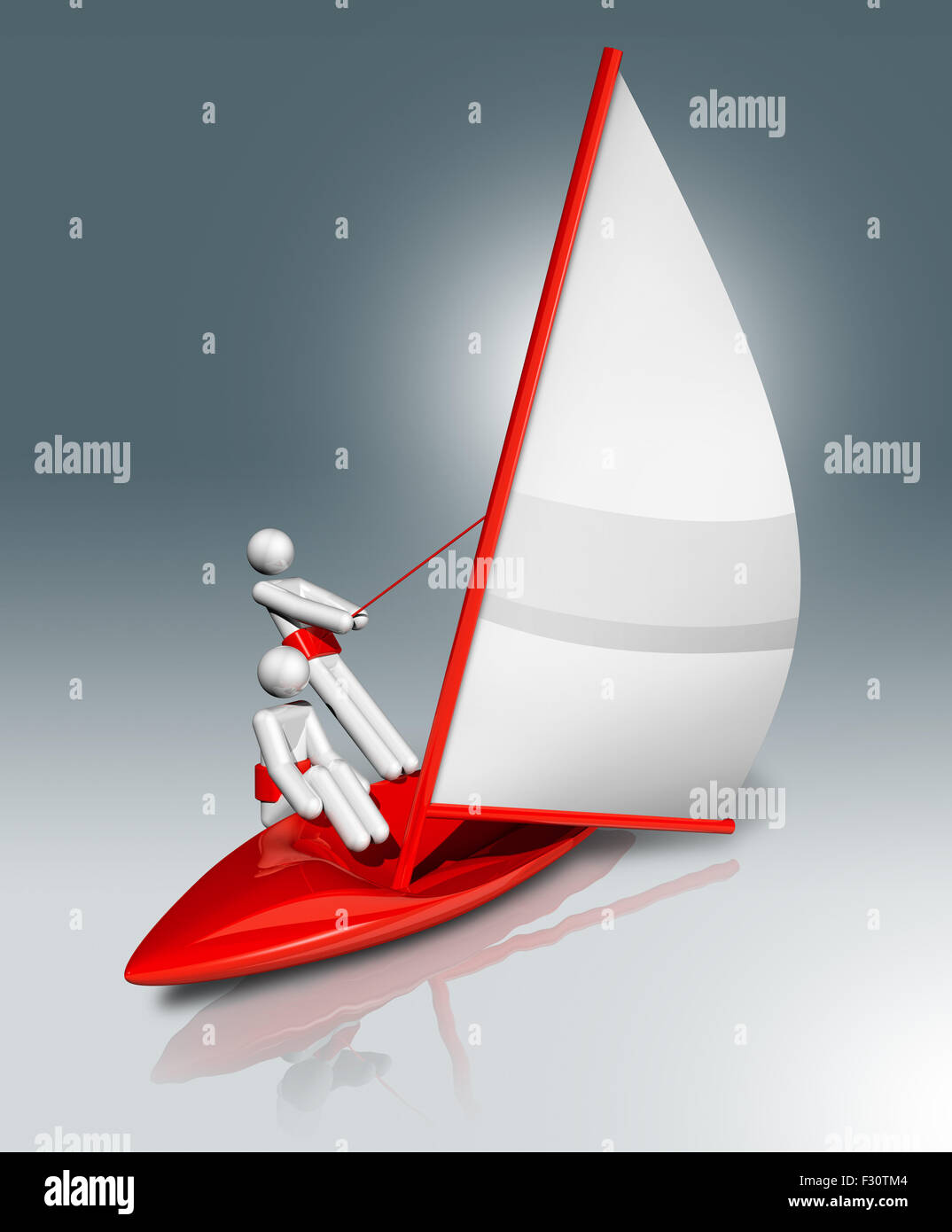 Stick figure boat hi-res stock photography and images - Alamy