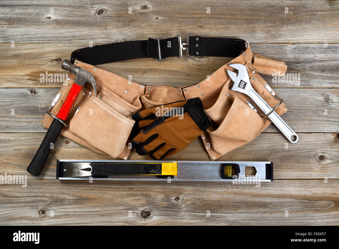 Construction tool belt hi-res stock photography and images - Alamy
