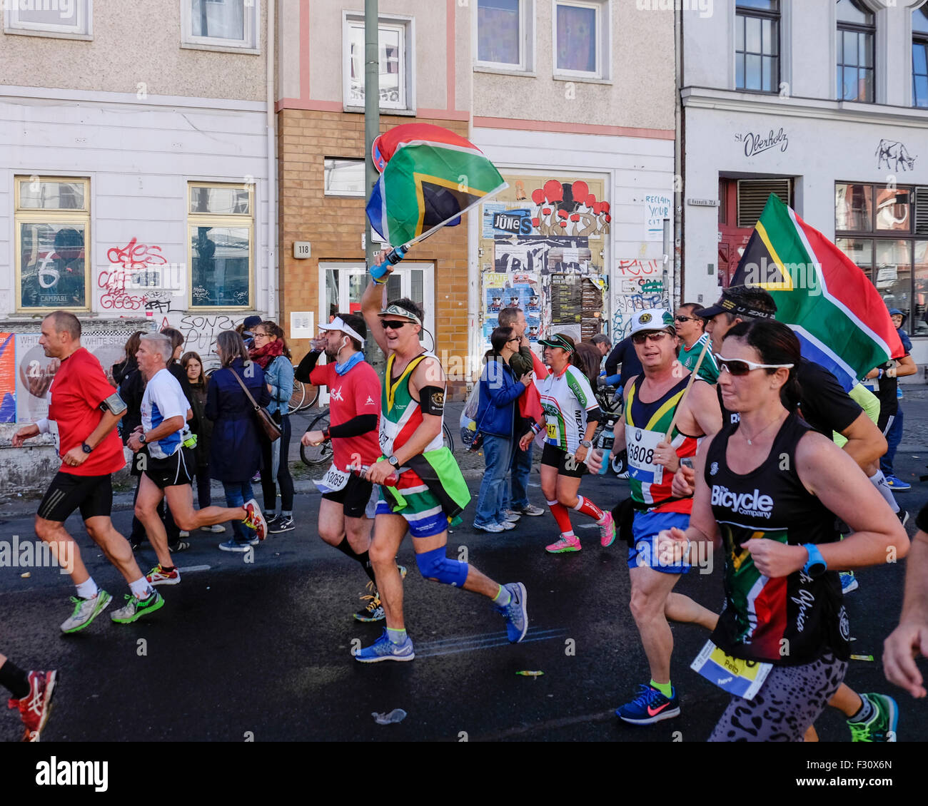Berlin, Germany, 27th September, 2015. Athletes competing in the Berlin ...