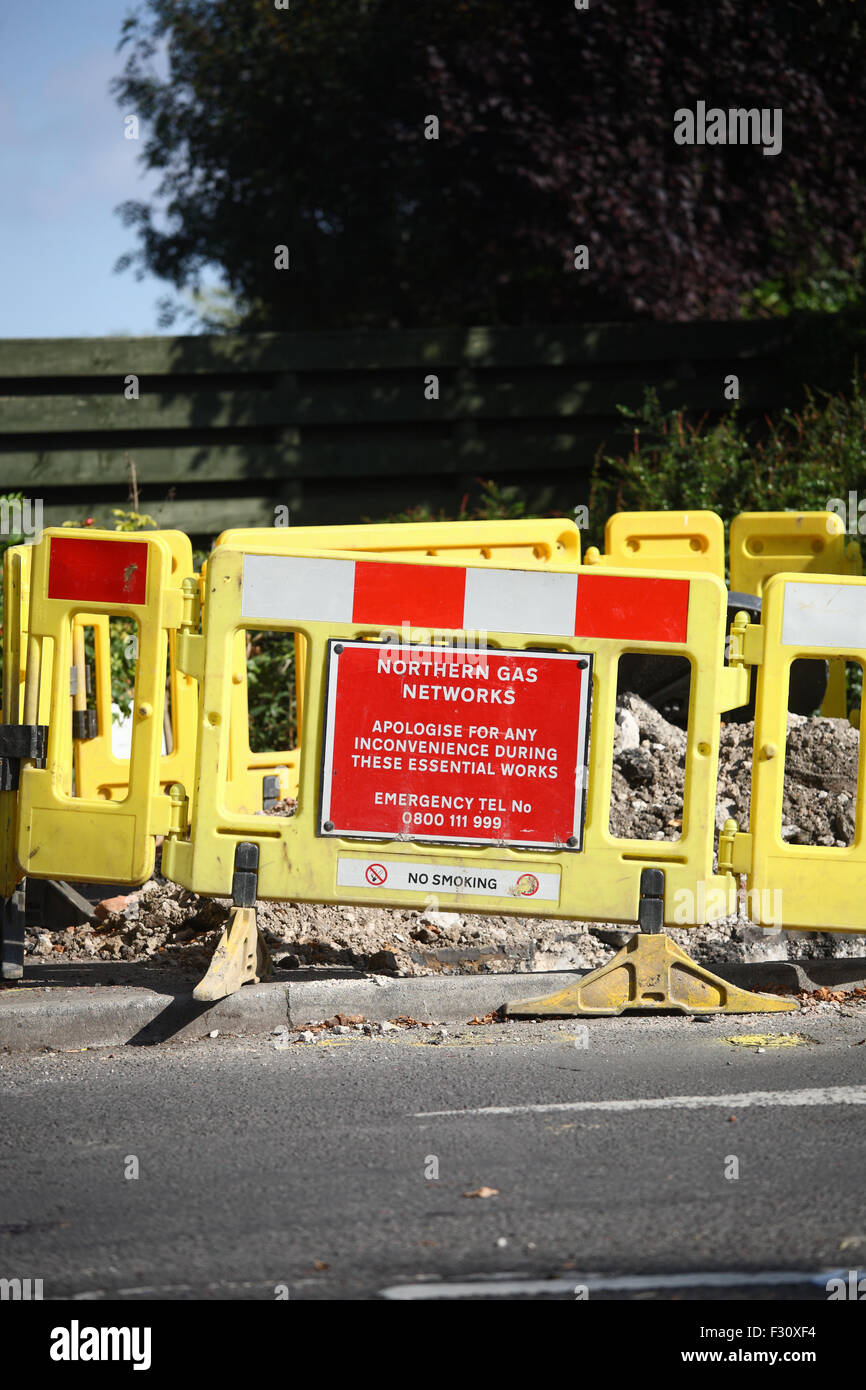 northern gas networks sign Stock Photo - Alamy