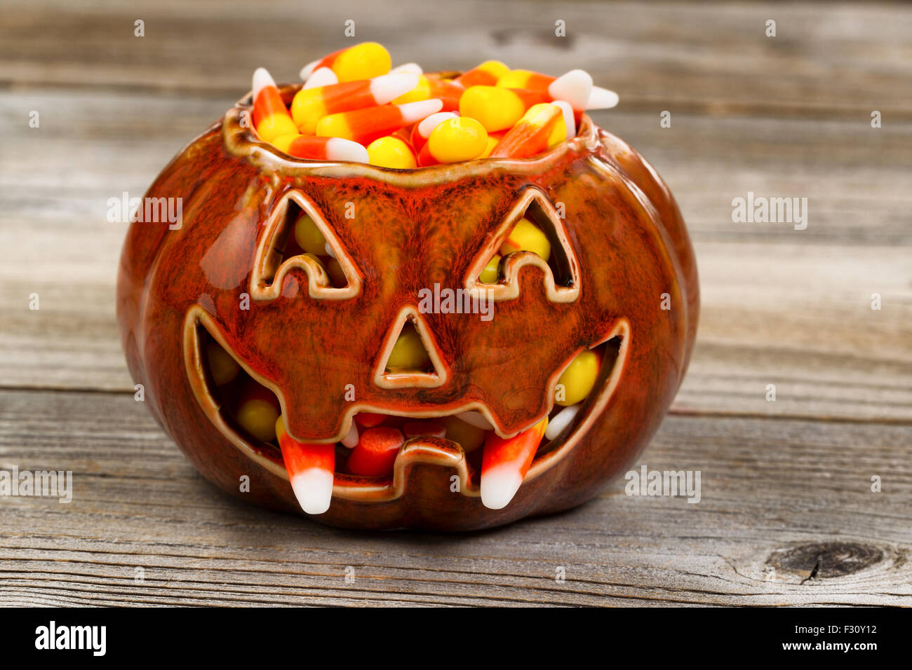 Candy Corn Pumpkin Carving