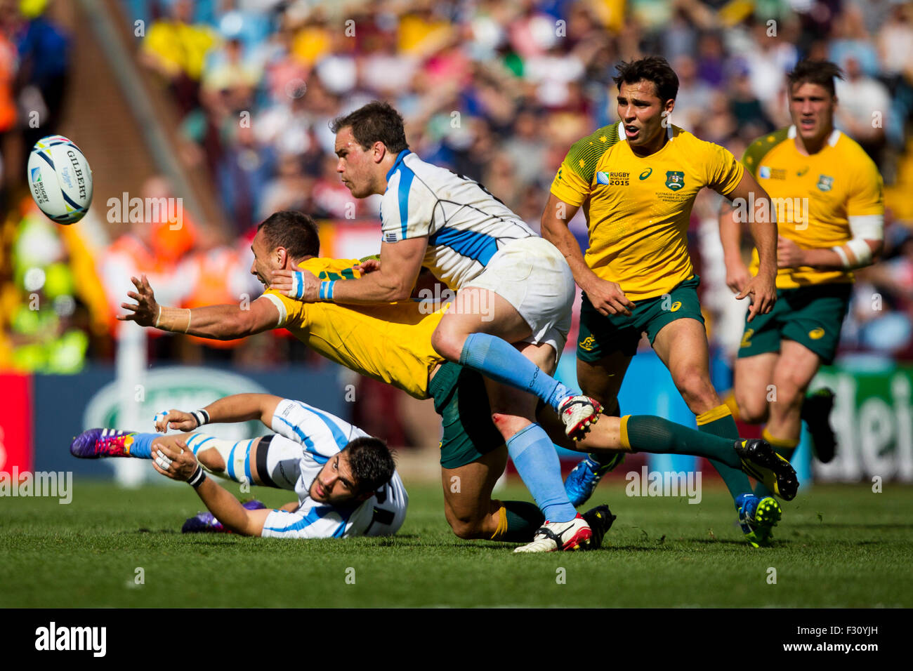 Birmingham, UK. 27th Sep, 2015. Rugby World Cup. Australia versus ...