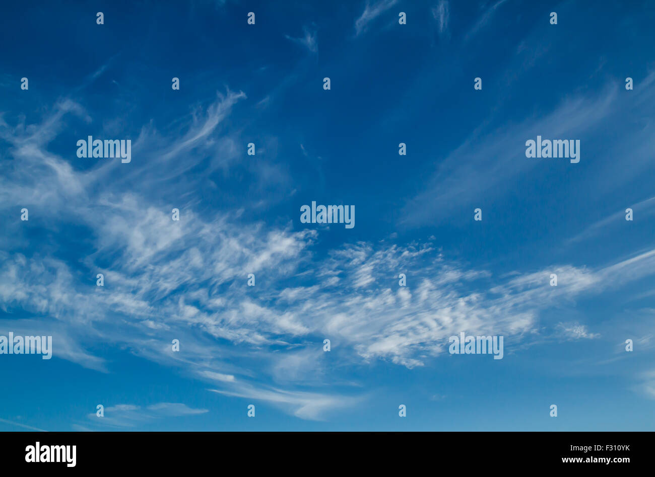 cirrus clouds on blue sky Stock Photo - Alamy