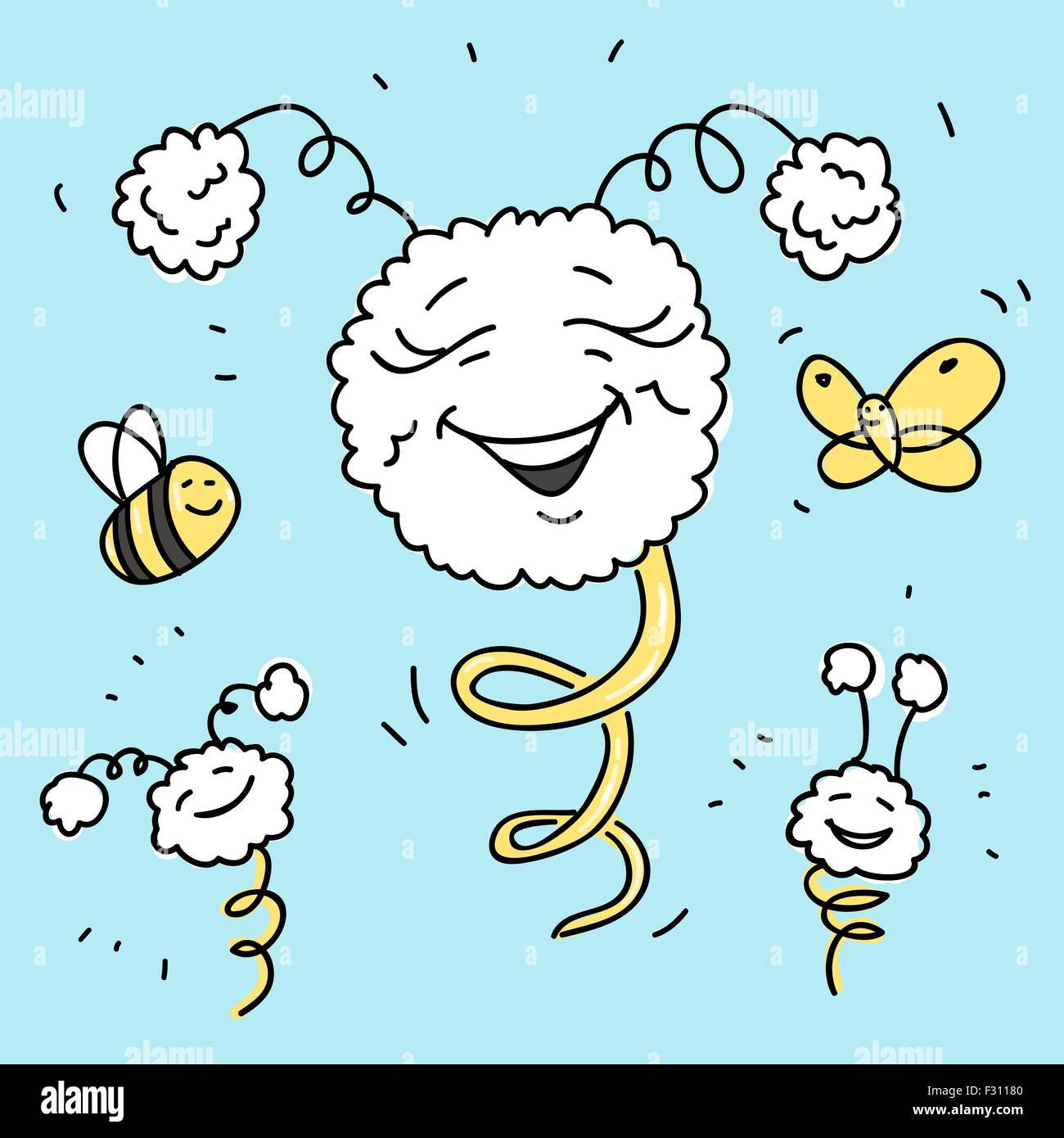 Doodle Jumping Character Stock Vector Image & Art - Alamy