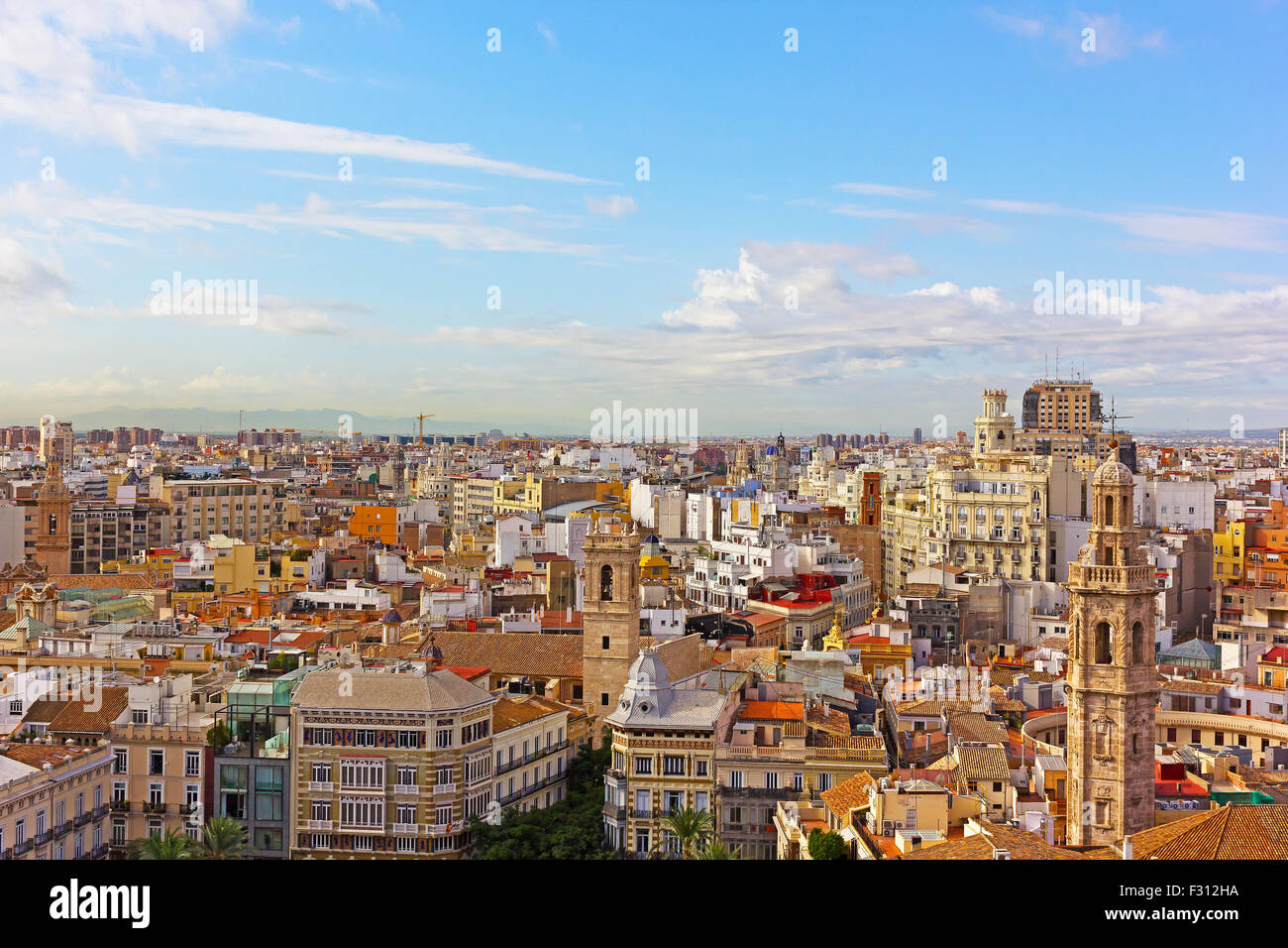 Valencia cathedral aerial hi-res stock photography and images - Alamy
