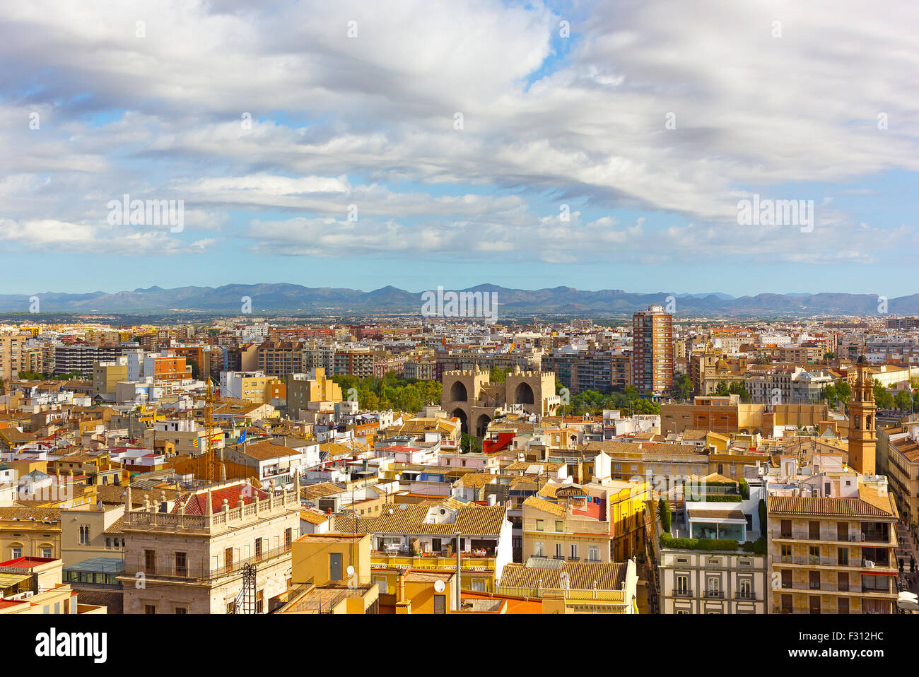 Valencia cityscape view hi-res stock photography and images - Alamy