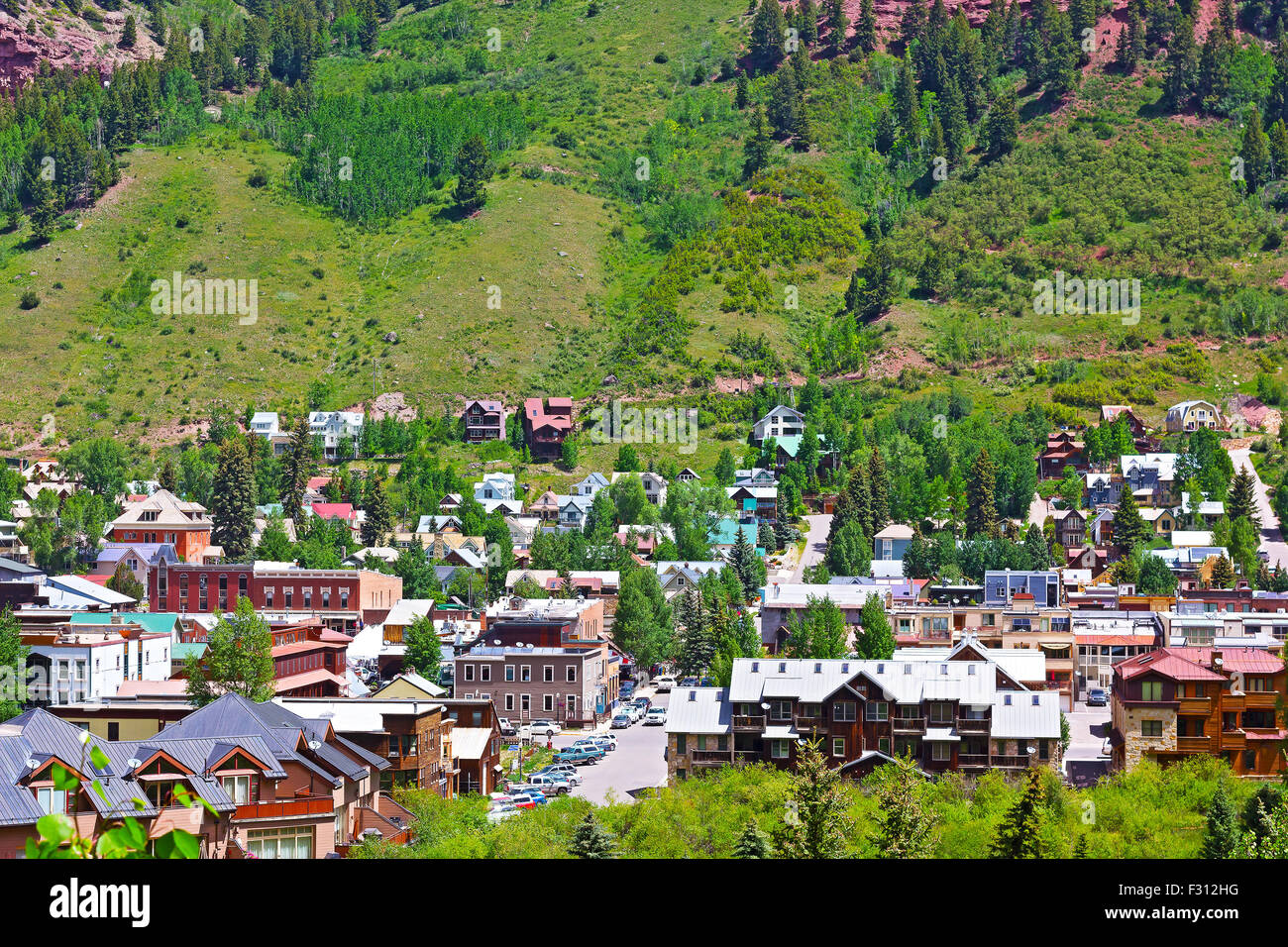 Telluride town colorado summer hi-res stock photography and images - Alamy
