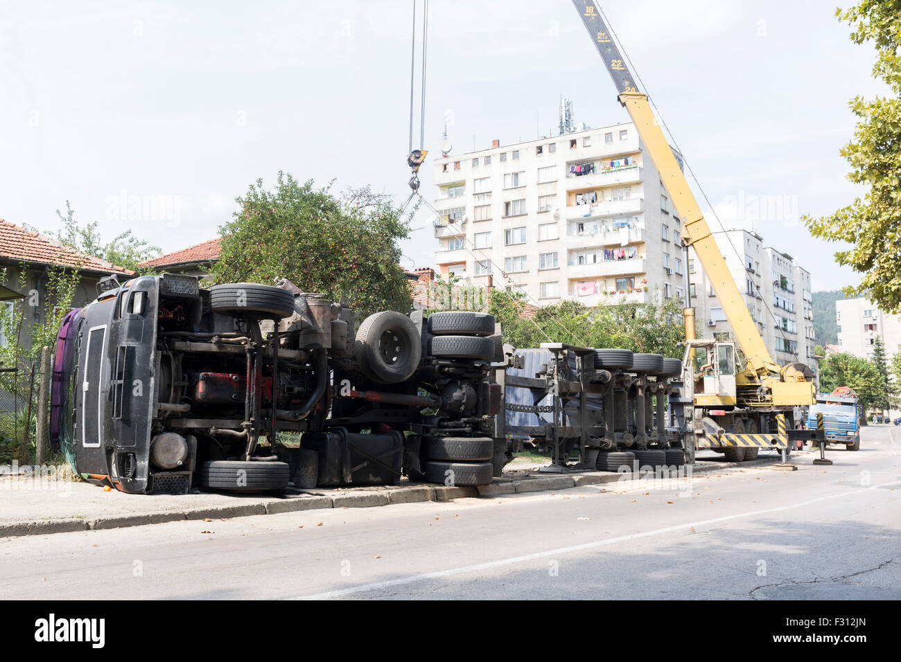 Crane machine drawing cargo tank hi-res stock photography and images ...