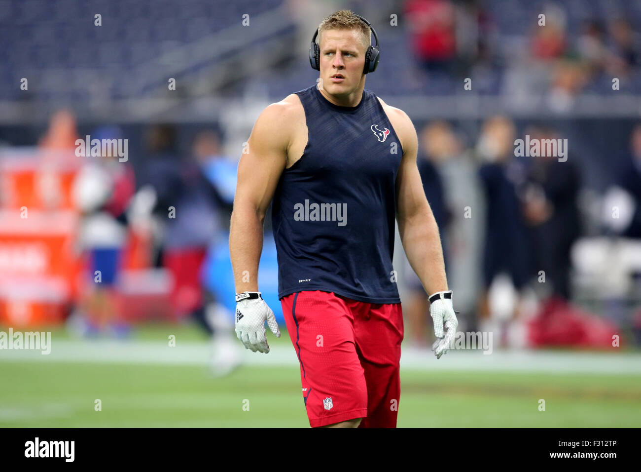 SEP 27 2015: Houston Texans defensive end J.J. Watt (99) prior to the ...