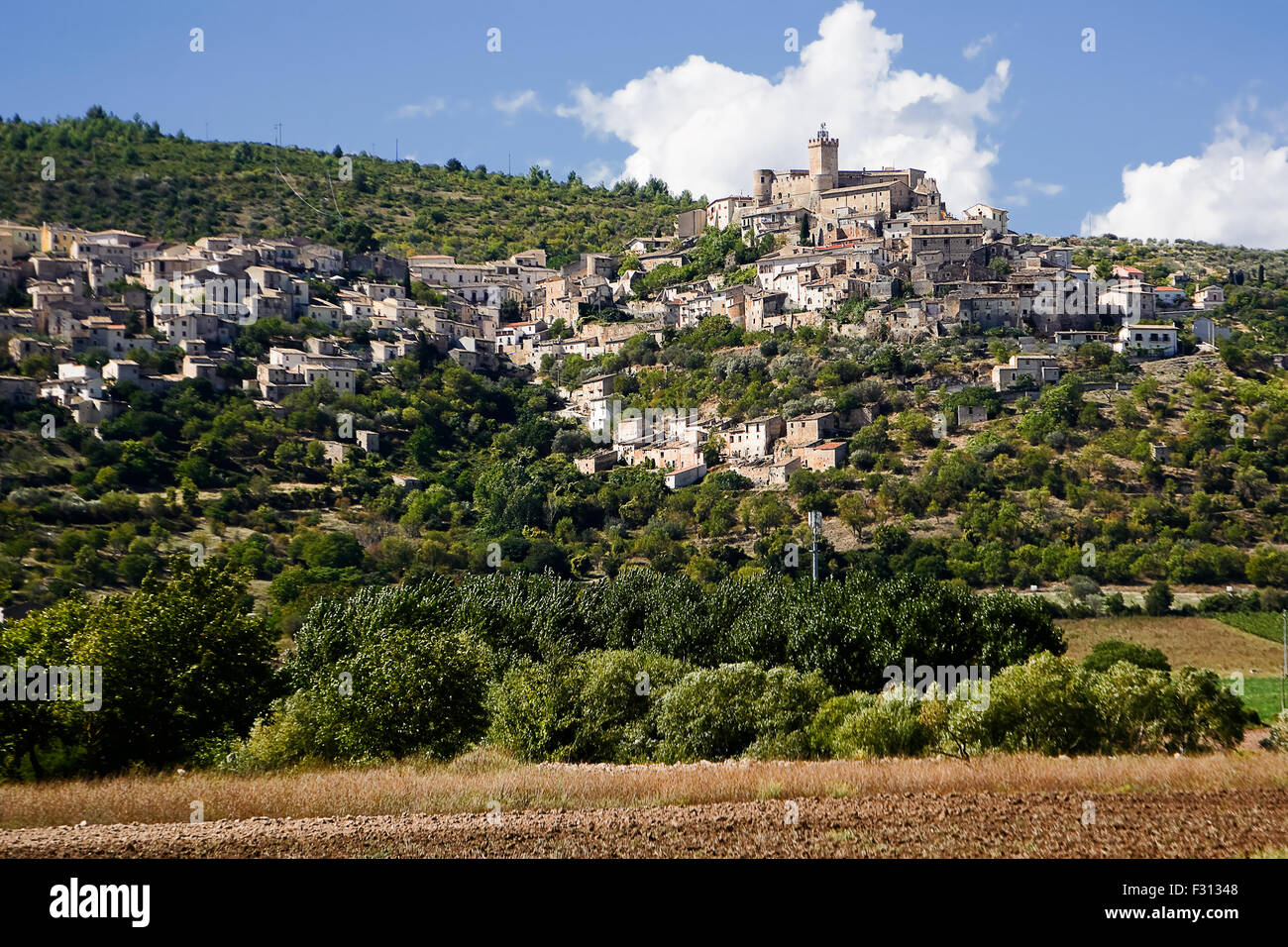 Capestrano, small village in Italy Stock Photo - Alamy