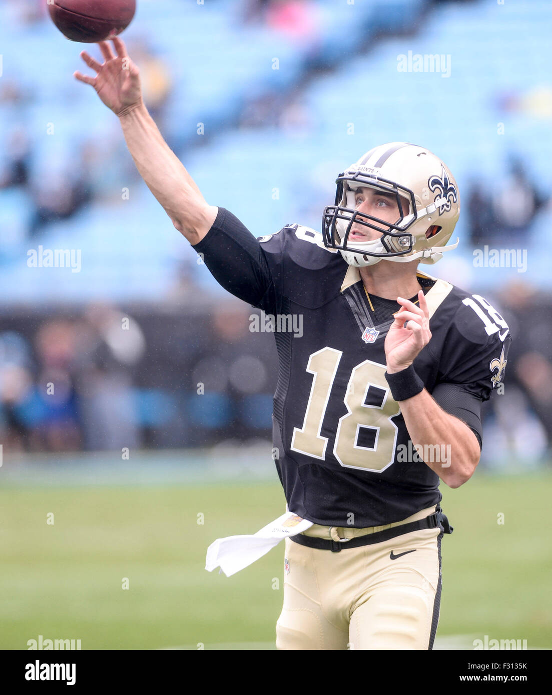September 27,2015: New Orleans Saints quarterback Garrett Grayson #18 ...