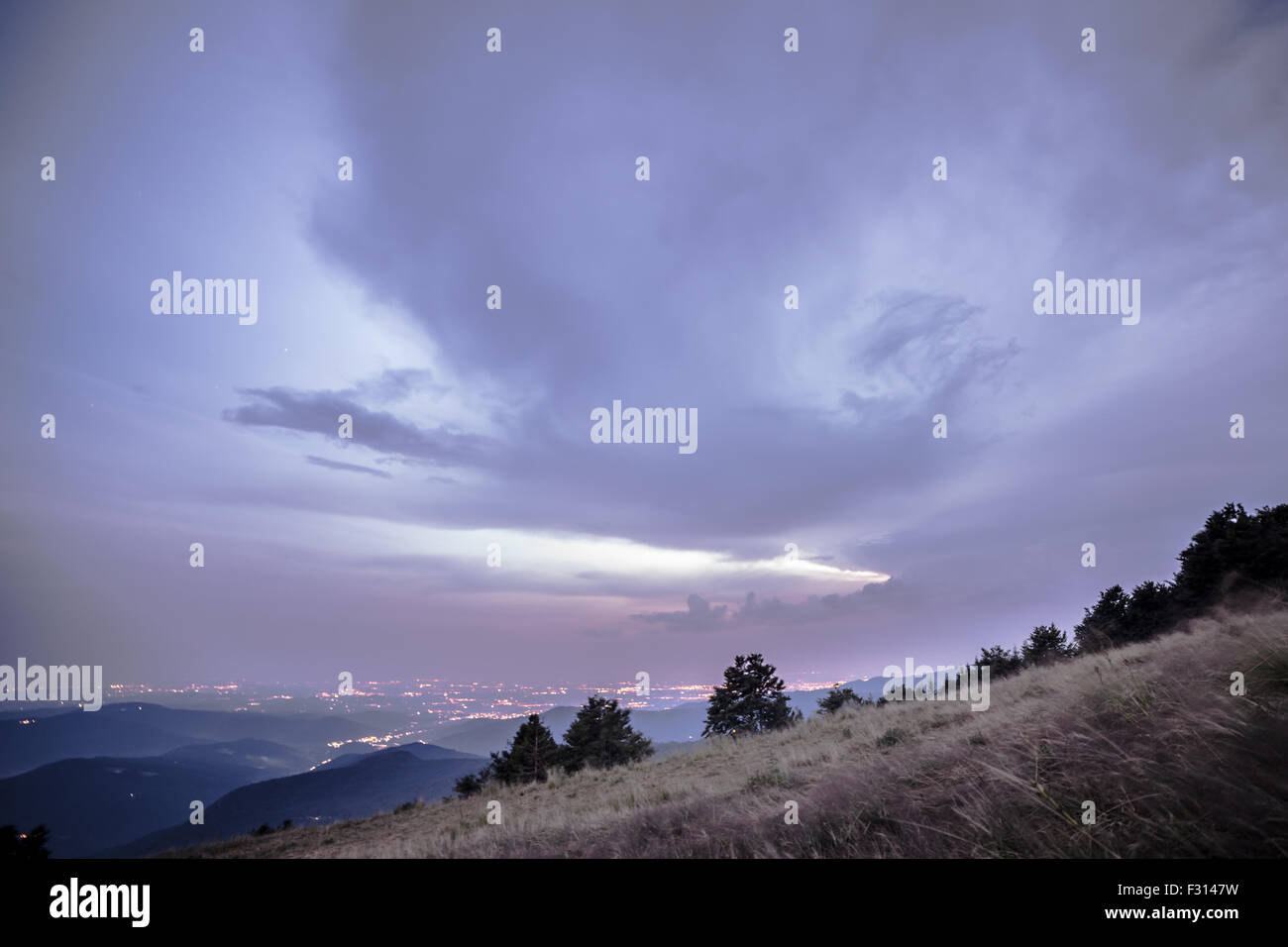 storm in the valley in the italian alps Stock Photo - Alamy
