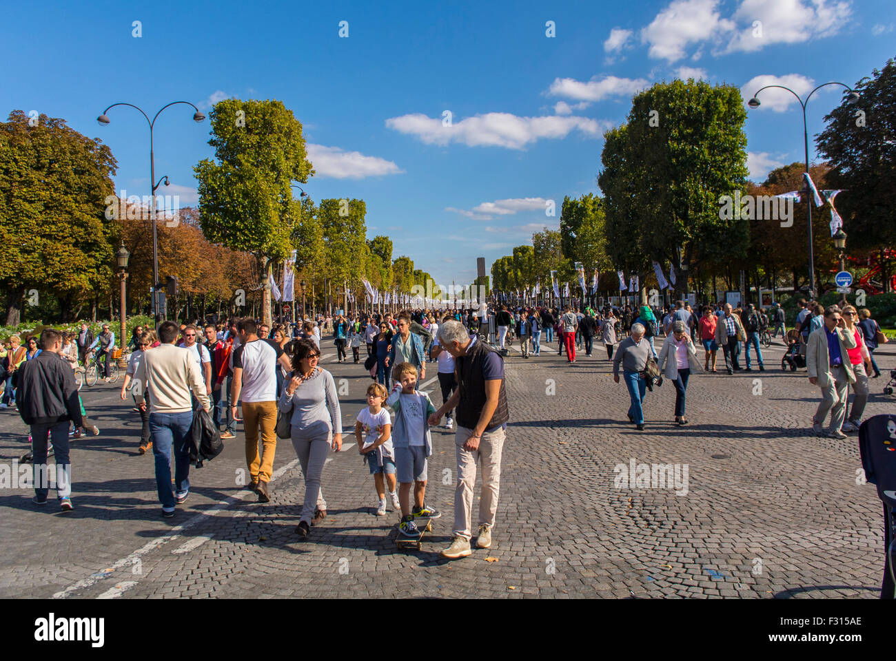 Paris, France, Crowd Scene, People Participating at Environmental ...