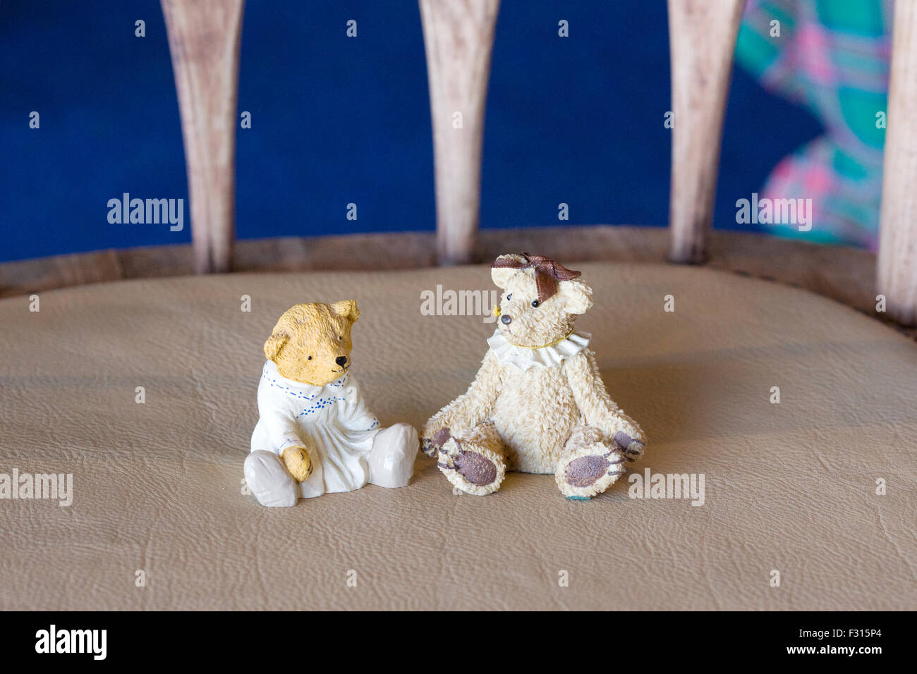 Teddy bear sitting on chair hi-res stock photography and images - Alamy