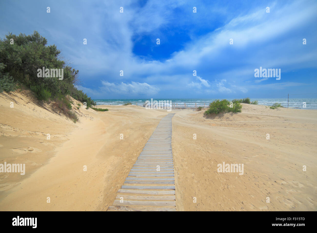 Sea sand dunes path beach Anapa Russia Stock Photo - Alamy