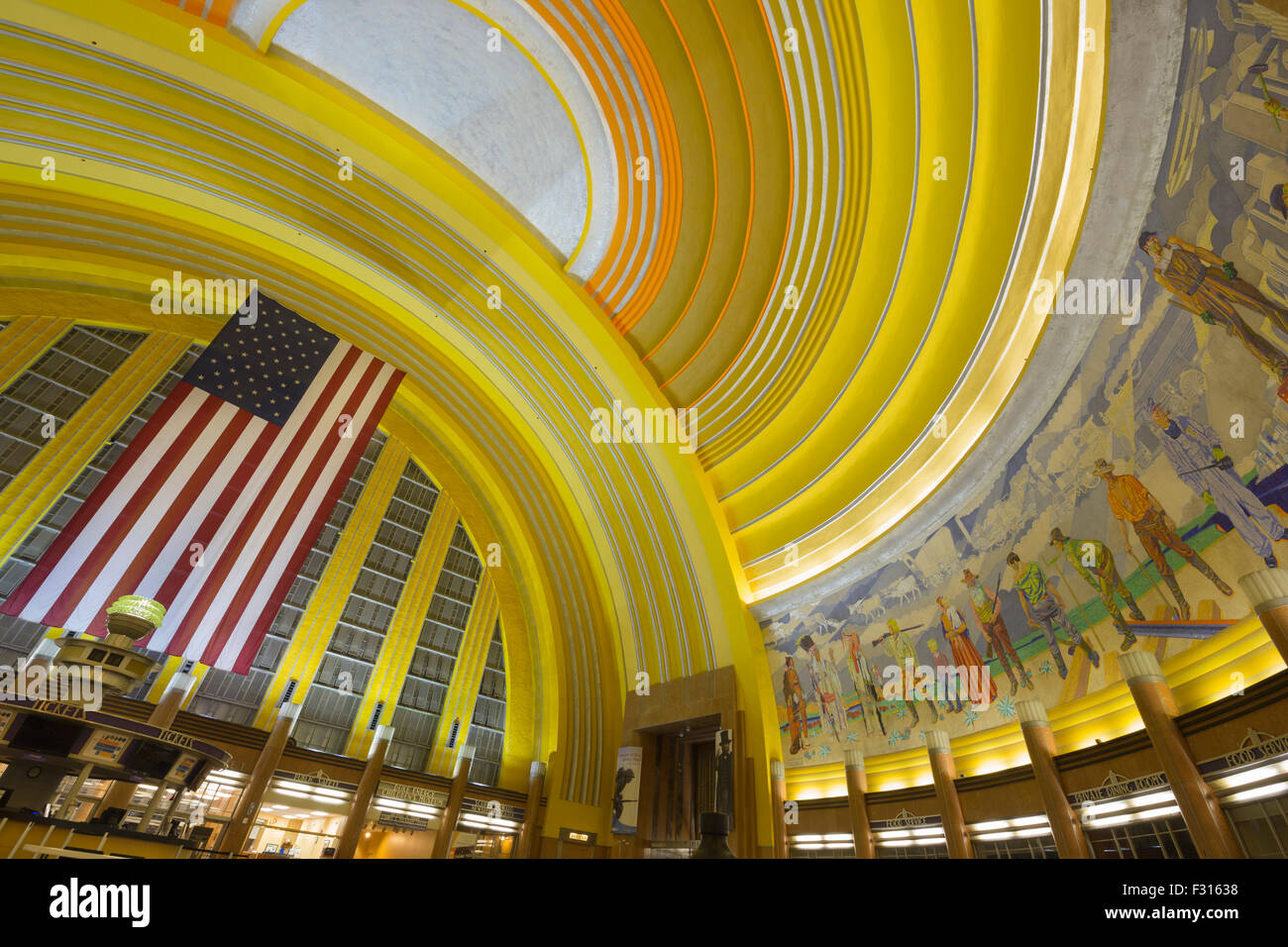 ART DECO ROTUNDA CINCINNATI MUSEUM CENTER UNION TERMINAL CINCINNATI ...