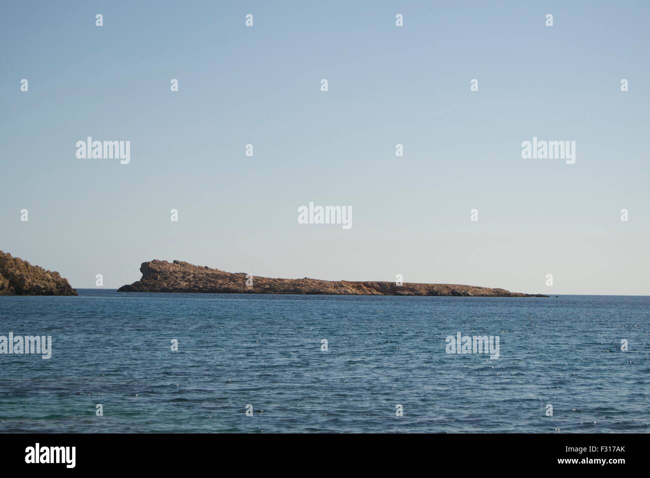 Beach Mykonos Island Greece clear blue sea water Stock Photo - Alamy