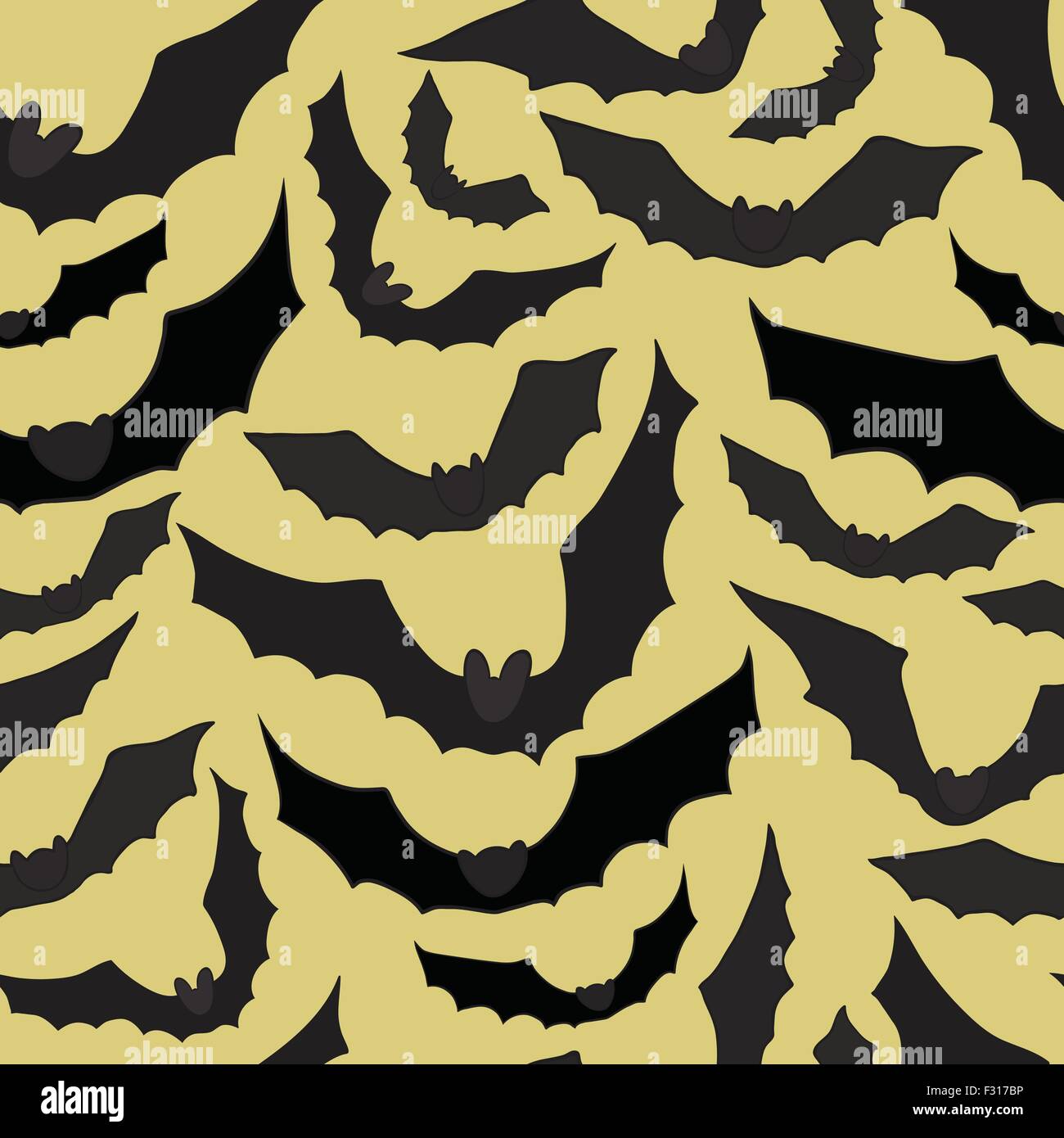 Seamless background with bats. Vector illustration Stock Vector Image ...