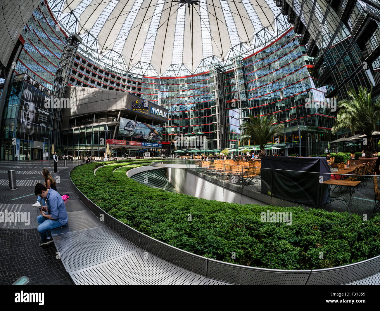 Roof structure of the sony center hi-res stock photography and images ...