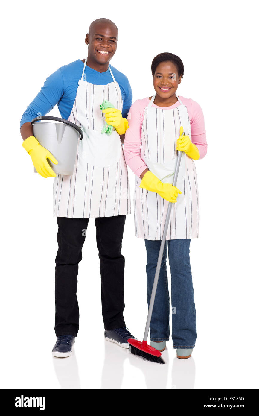 African cleaning Cut Out Stock Images & Pictures - Alamy