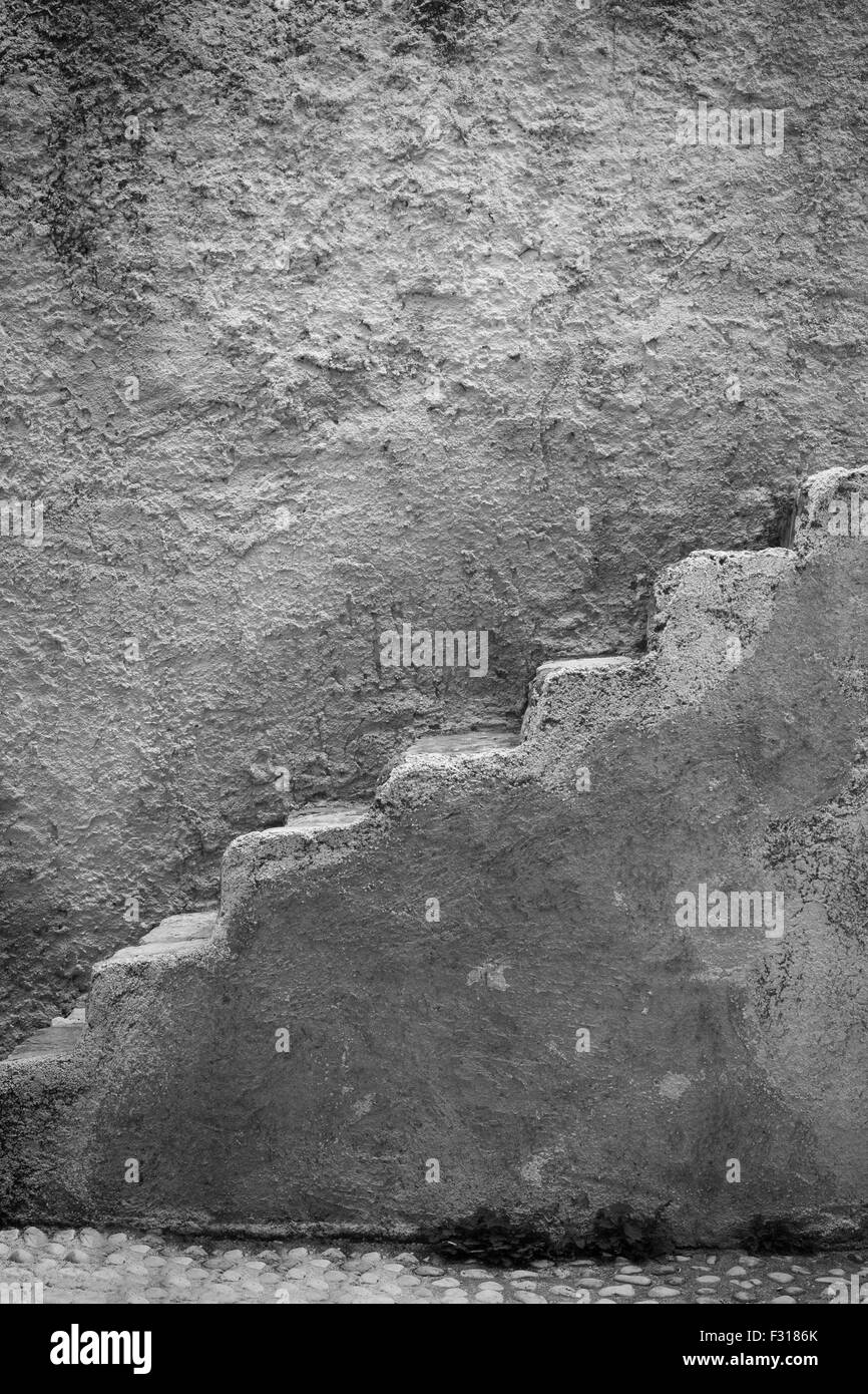 White Stairs Side View Black and White Stock Photos & Images - Alamy