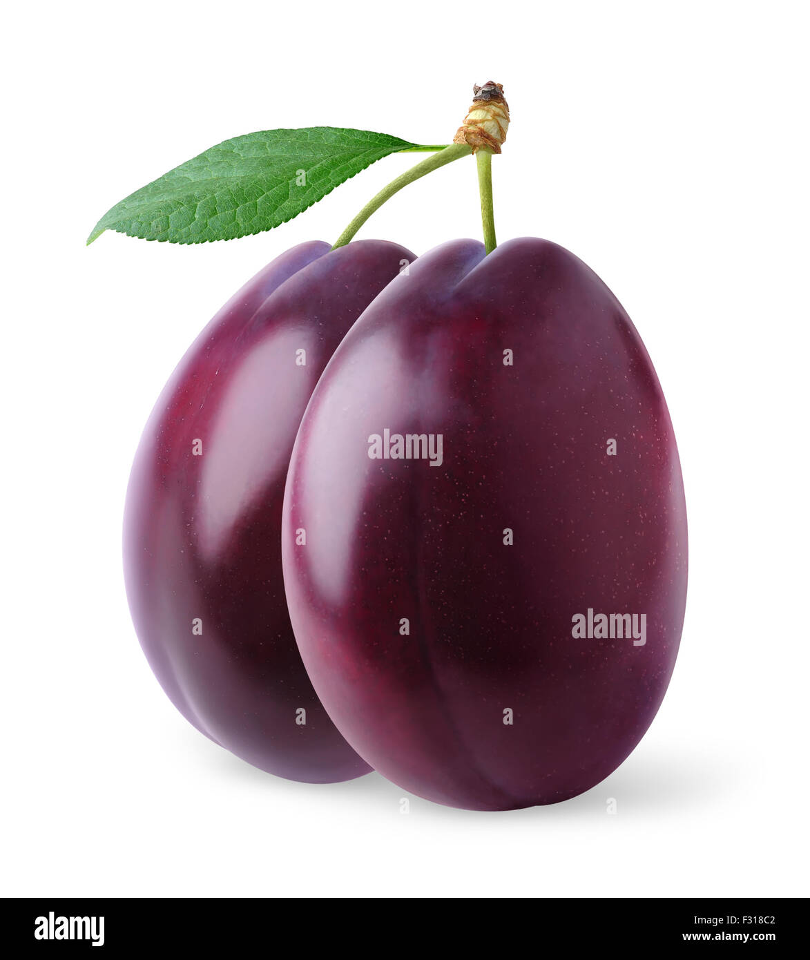 Two purple plums hi-res stock photography and images - Alamy