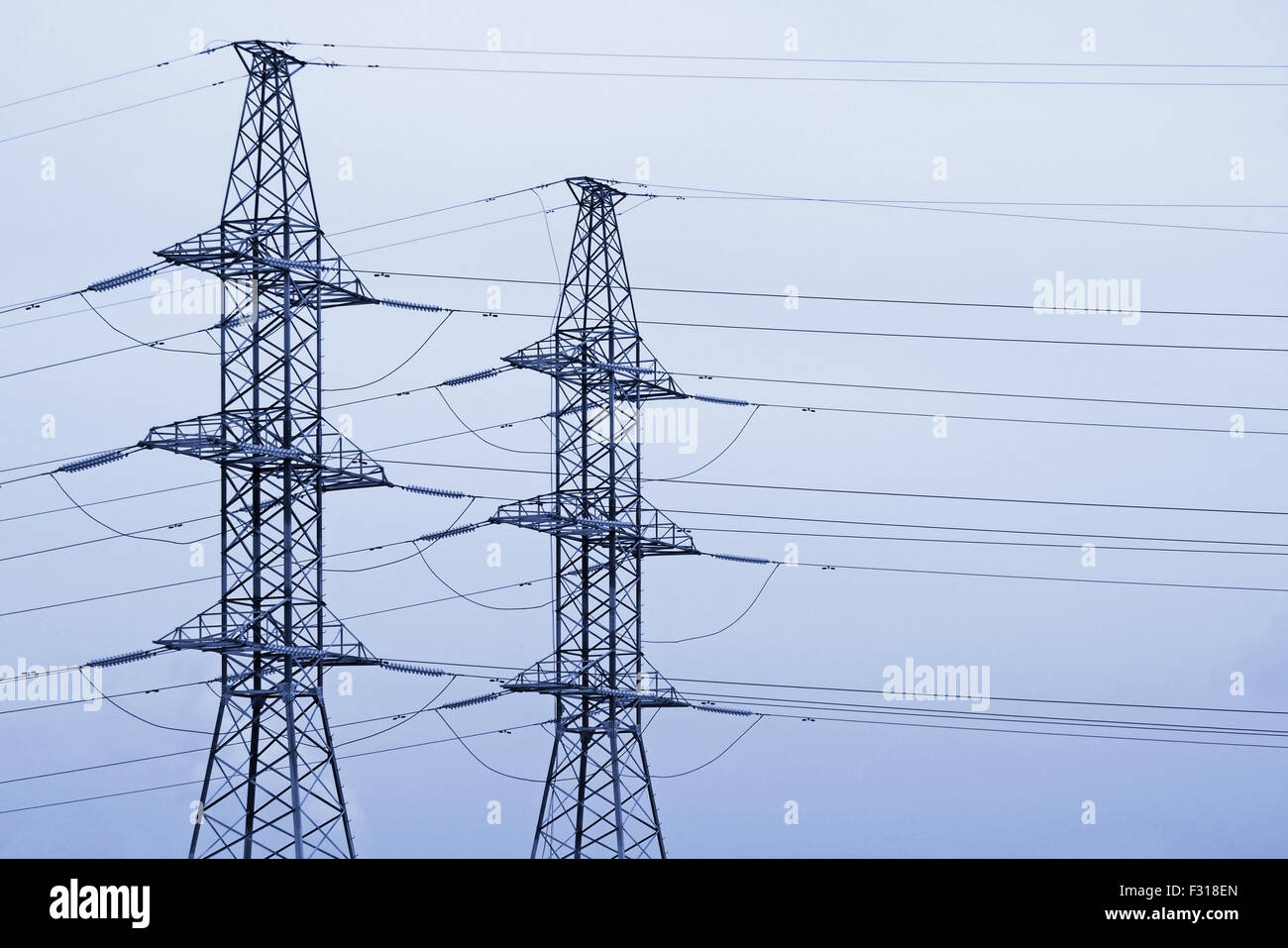 High voltage transmission lines hi-res stock photography and images - Alamy