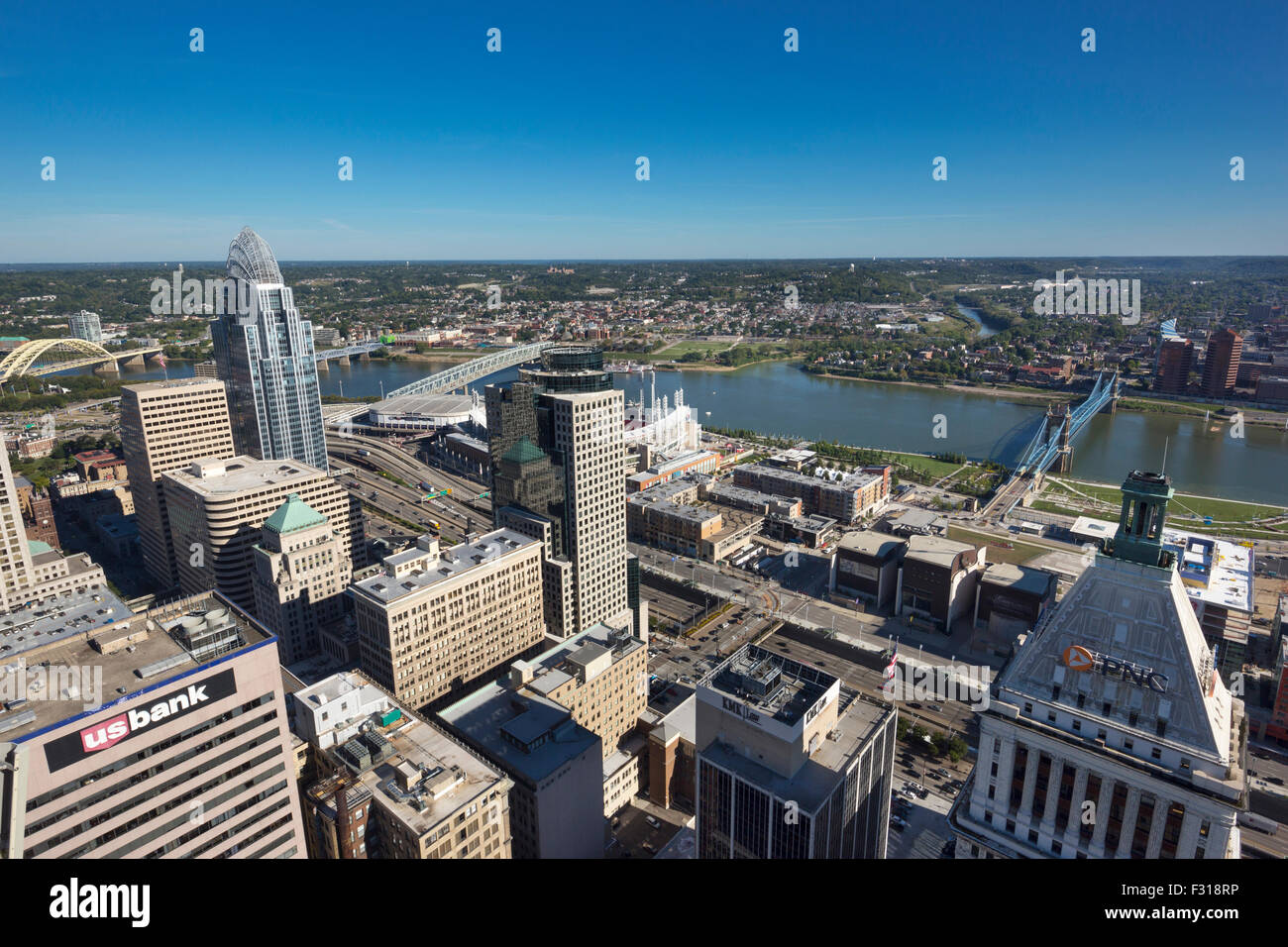 Cincinnati aerial hi-res stock photography and images - Alamy
