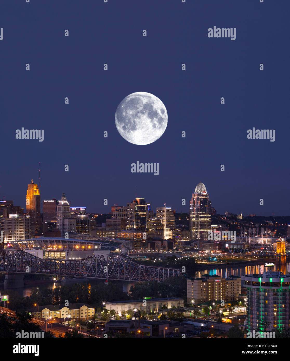 Cincinnati skyline hi-res stock photography and images - Alamy