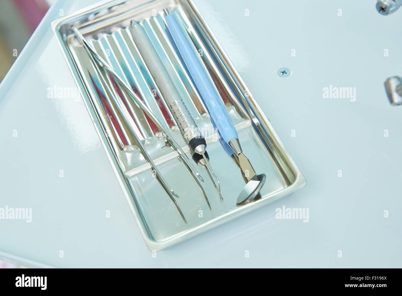 Closeup of a modern dentist tools Stock Photo - Alamy