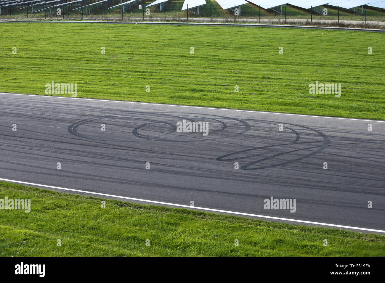 A Mini on track at Castle Combe Circuit's Mini Action Day Stock Photo ...