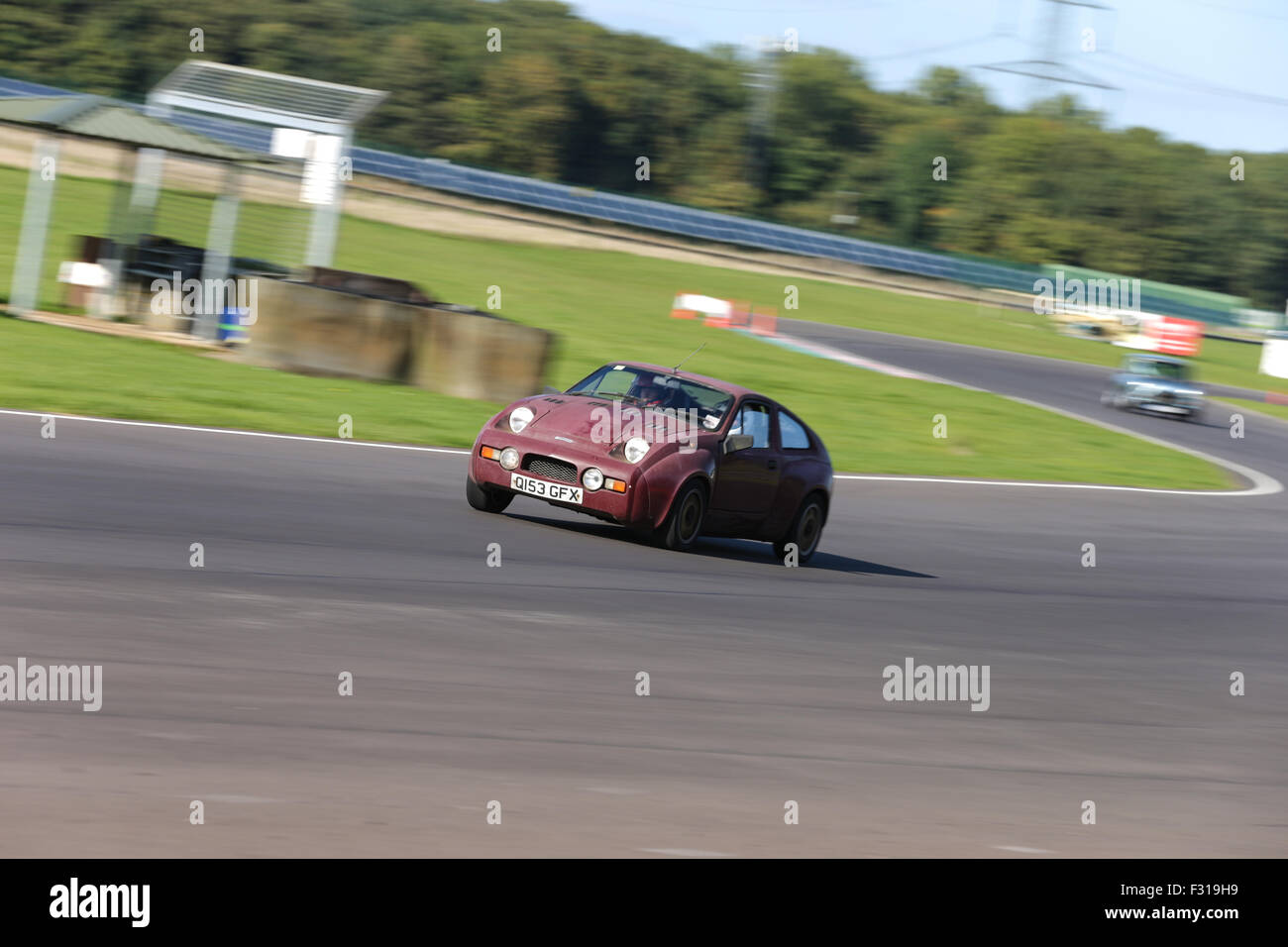 A Mini on track at Castle Combe Circuit's Mini Action Day Stock Photo ...