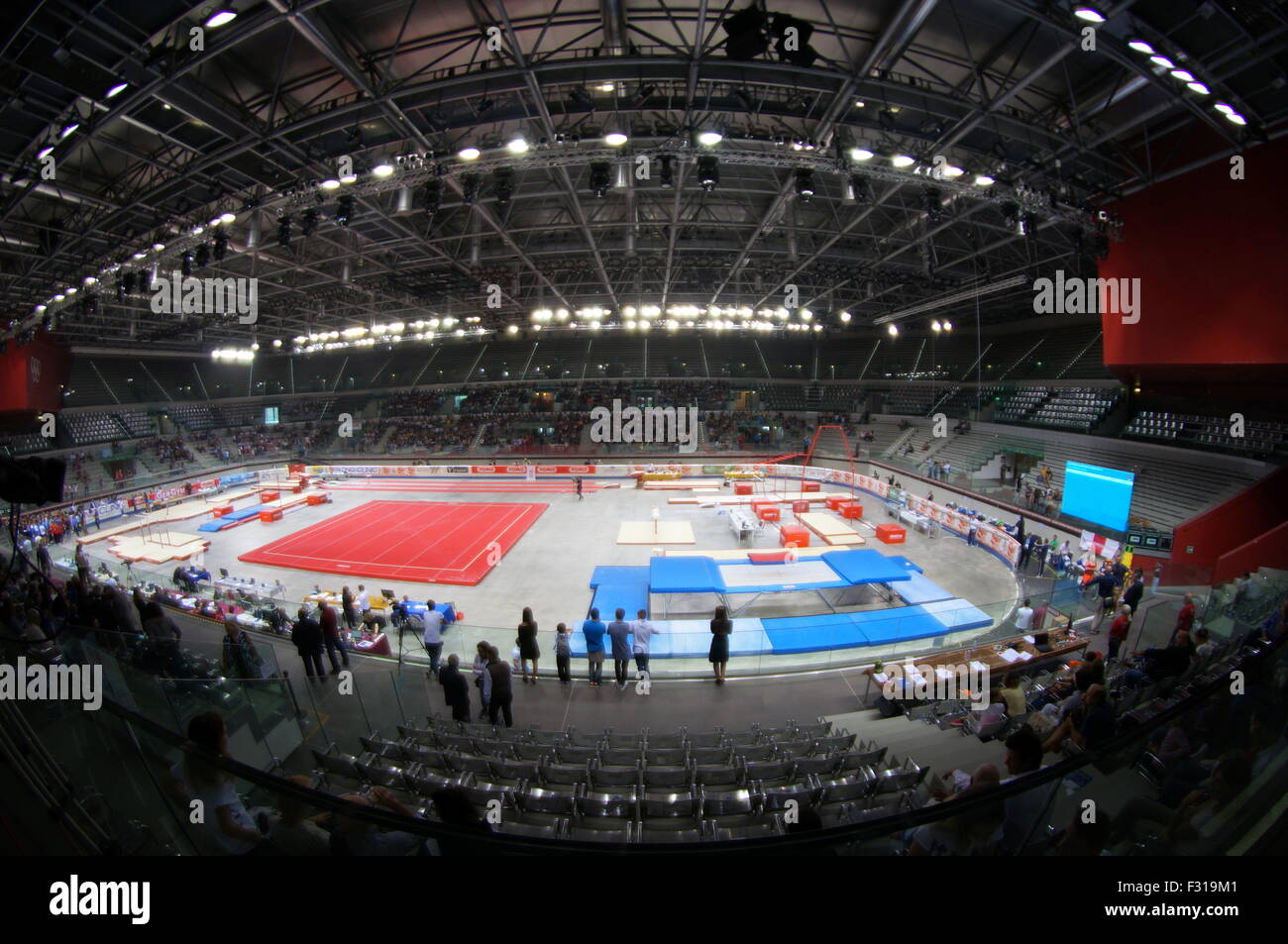 Turin, Italy. 26th Sep, 2015. The "PalaVela", an arena where Turin ...